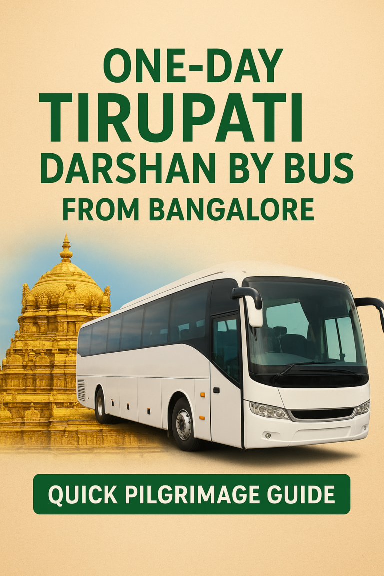 Experience Divine Darshan: Bangalore to Tirupati Bus Tour with Special Entry Tickets - Bangalore ...